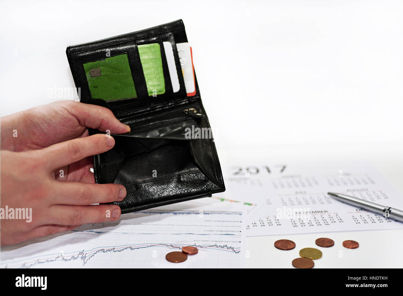 Empty black pocket with no money Stock Photo - Alamy