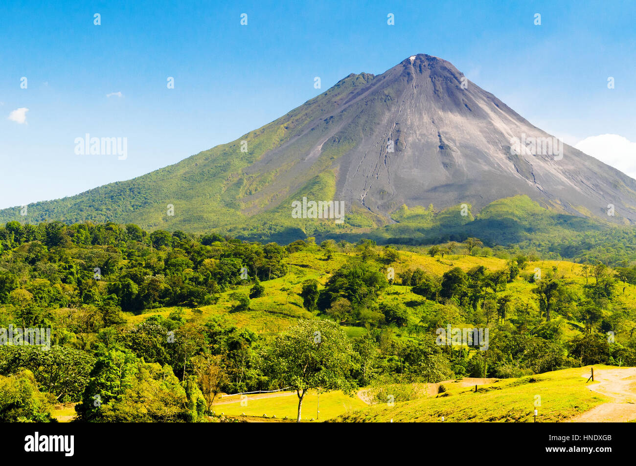 Typical dormant volcano Stock Photo - Alamy