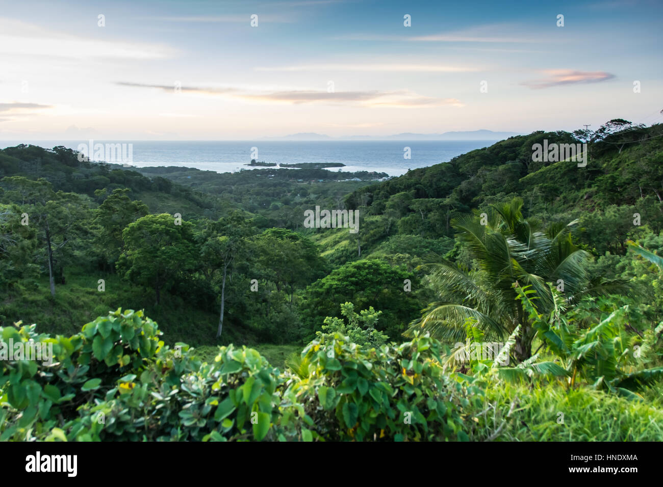 Caribbean Tropical Landscape/Seascape Stock Photo - Alamy