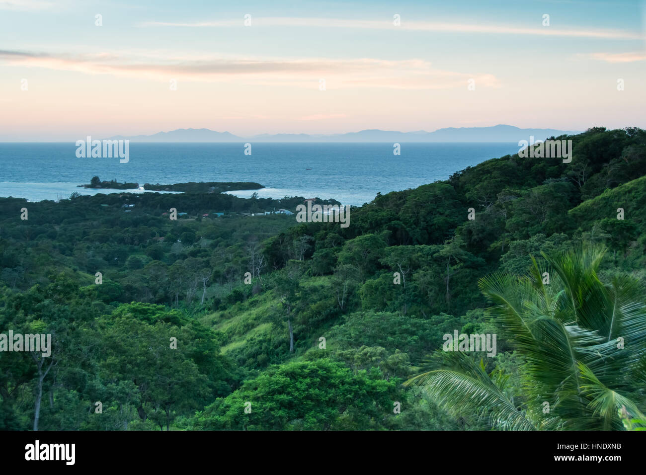 Caribbean Tropical Landscape/Seascape Stock Photo - Alamy