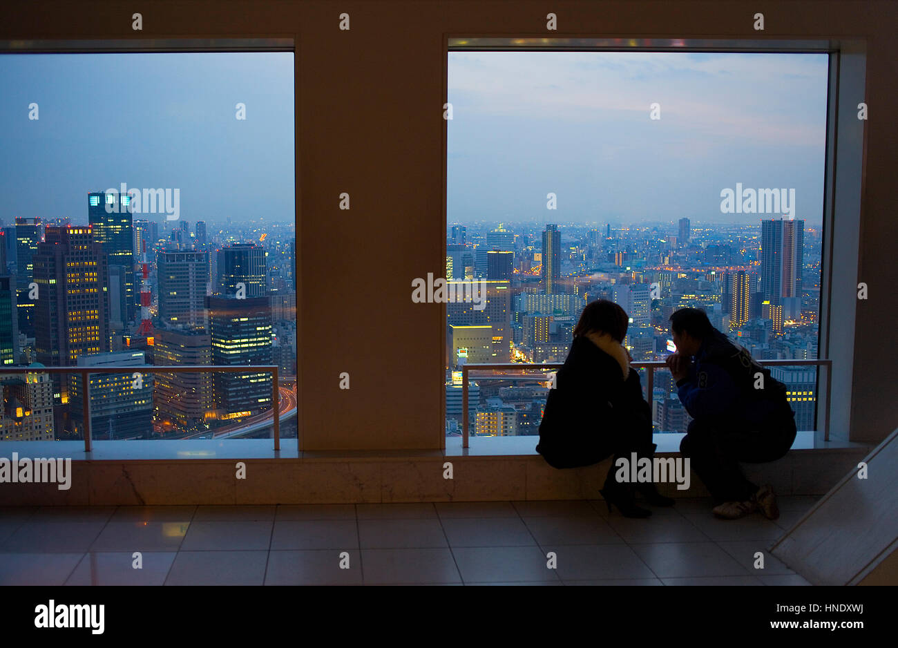 lookout, Observatory, in Shin Umeda City skyscraper or Umeda Sky ...