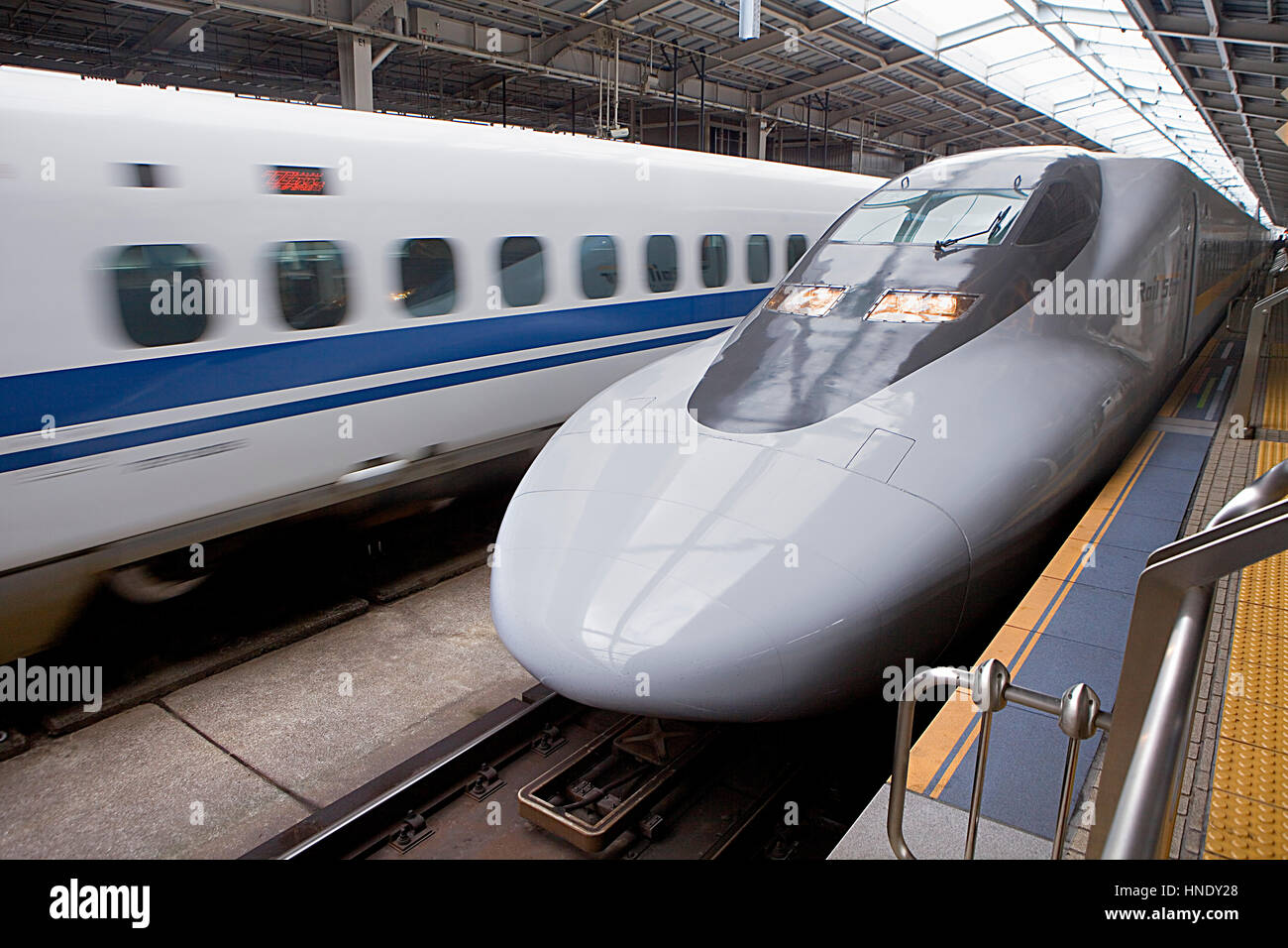 Interior high speed shinkansen bullet train hi-res stock photography ...