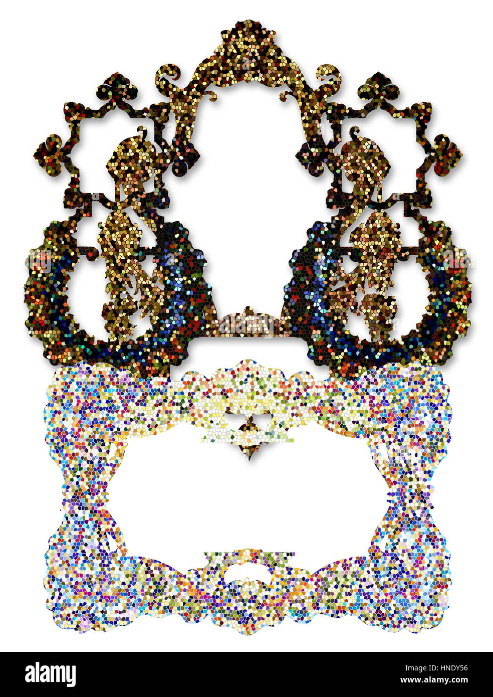 The colored abstract art Frame Stock Photo - Alamy