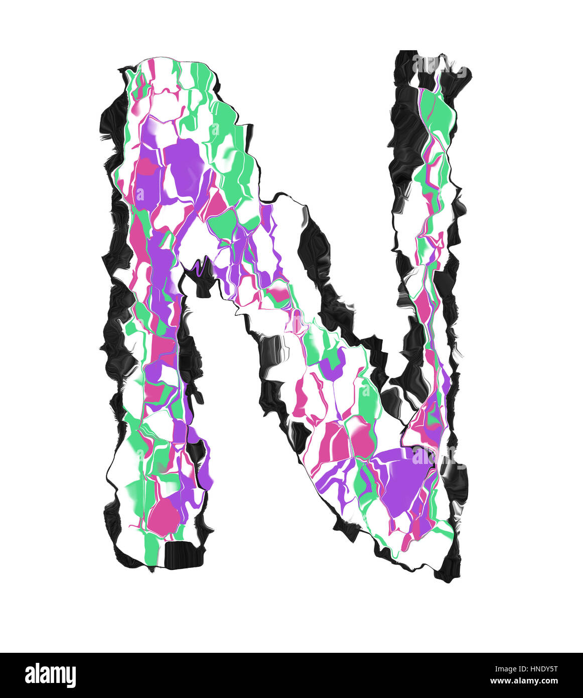 Mosaic letter hi-res stock photography and images - Alamy