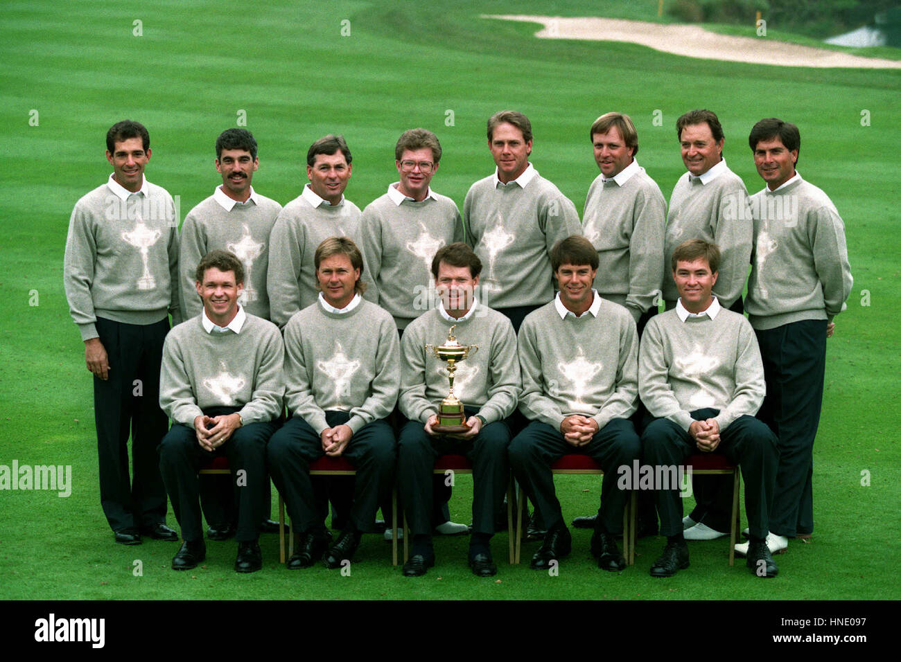 AMERICAN RYDER CUP TEAM THE BELFRY 28 September 1993 Stock Photo - Alamy
