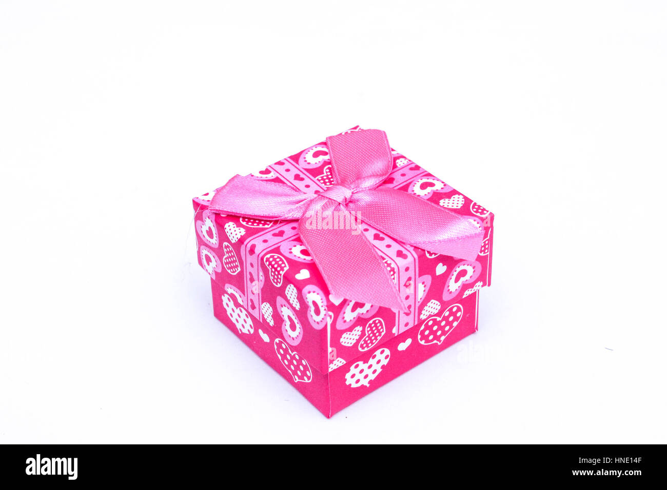 Gift Boxes. Gift box of pink color Stock Photo - Alamy