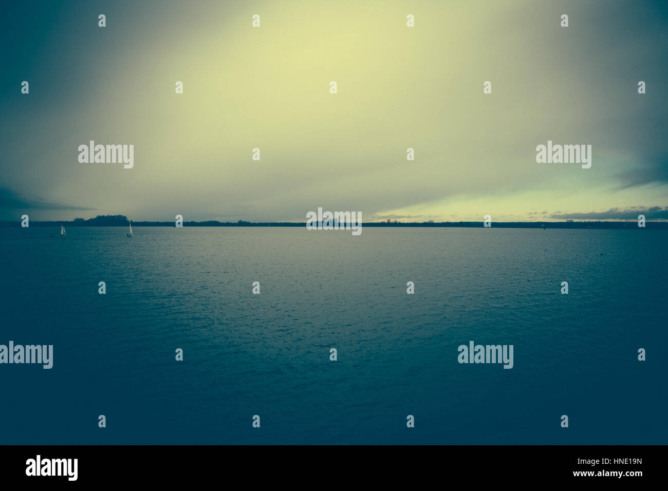 Farmoor Reservoir Oxfordshire evening Stock Photo - Alamy