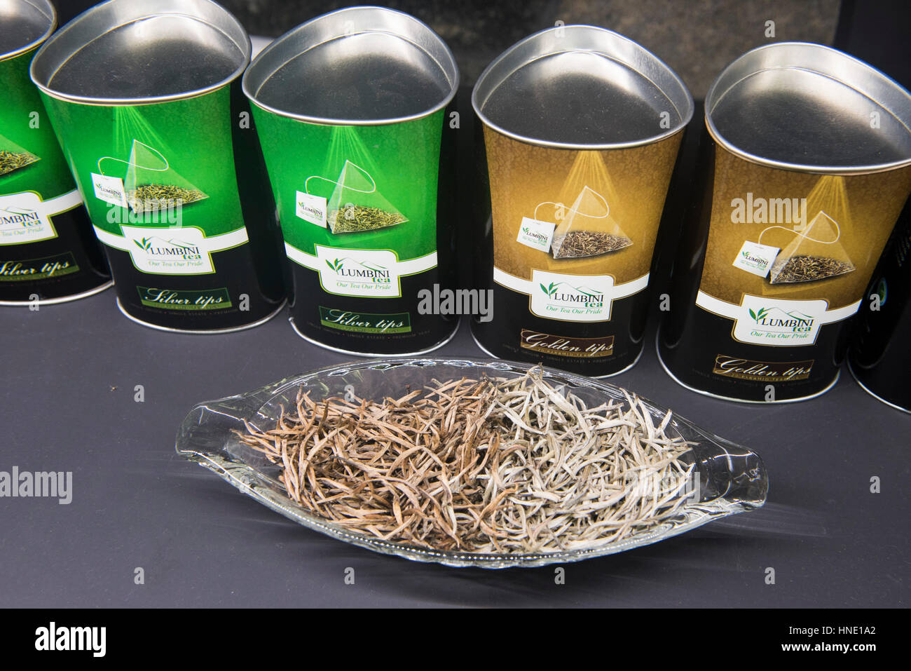 Dalu Tea Centre from Lumbini Tea Estate, Deniyaya, Sri Lanka Stock ...