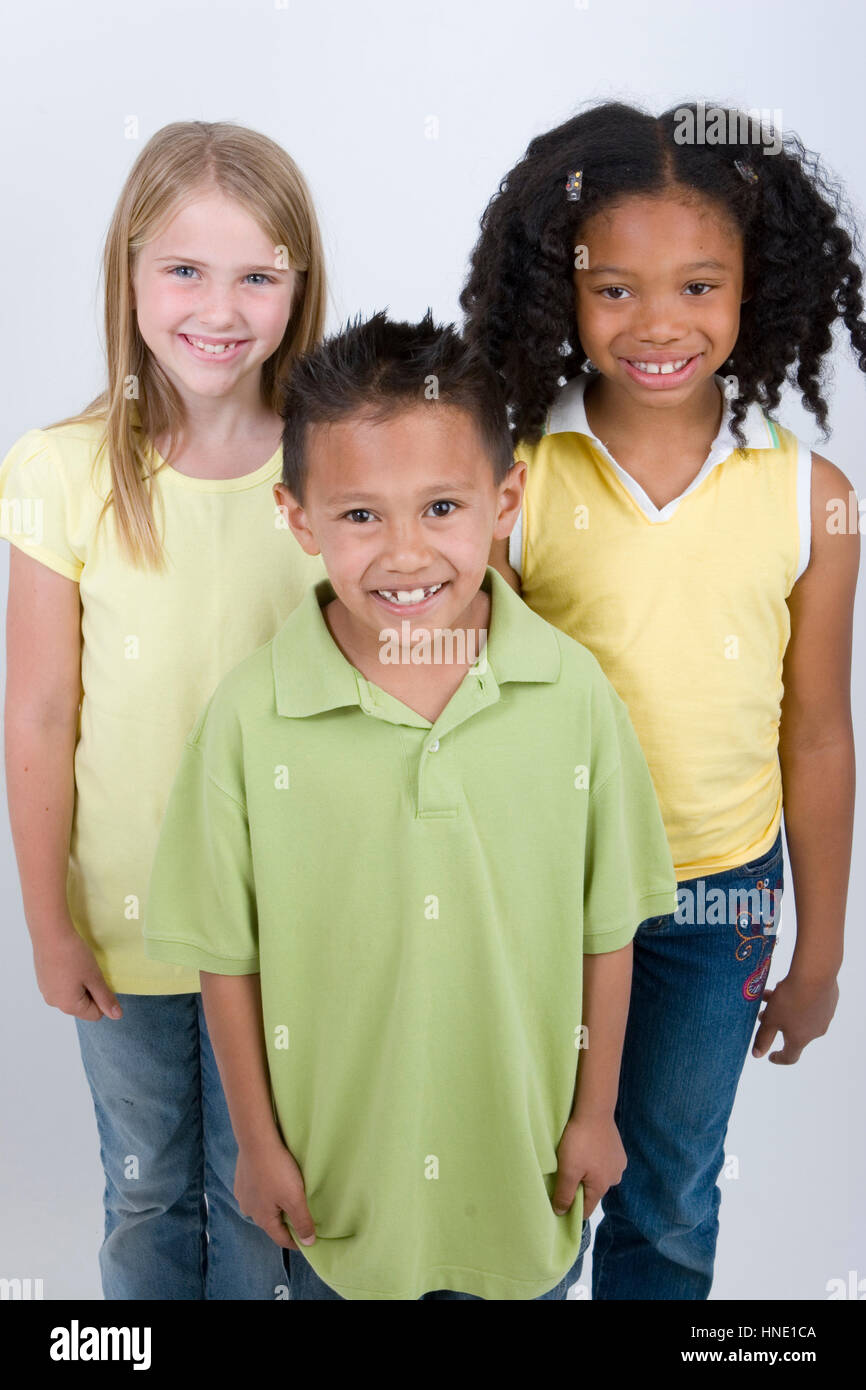 Kids laughing white background hi-res stock photography and images - Alamy