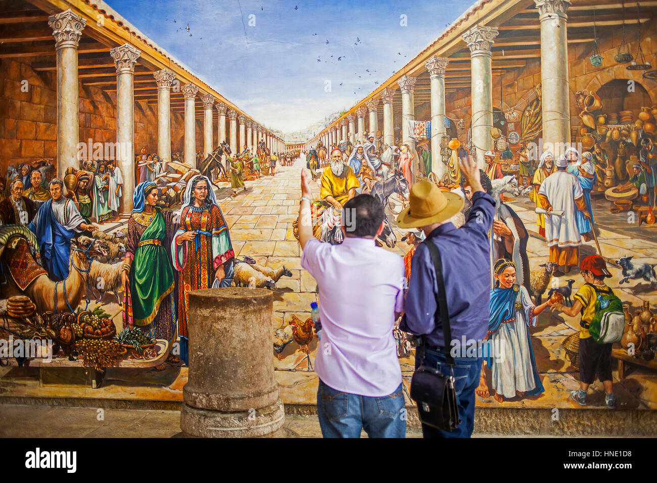 The Cardo, recreation, Jewish Quarter, Old City, Jerusalem, Israel ...