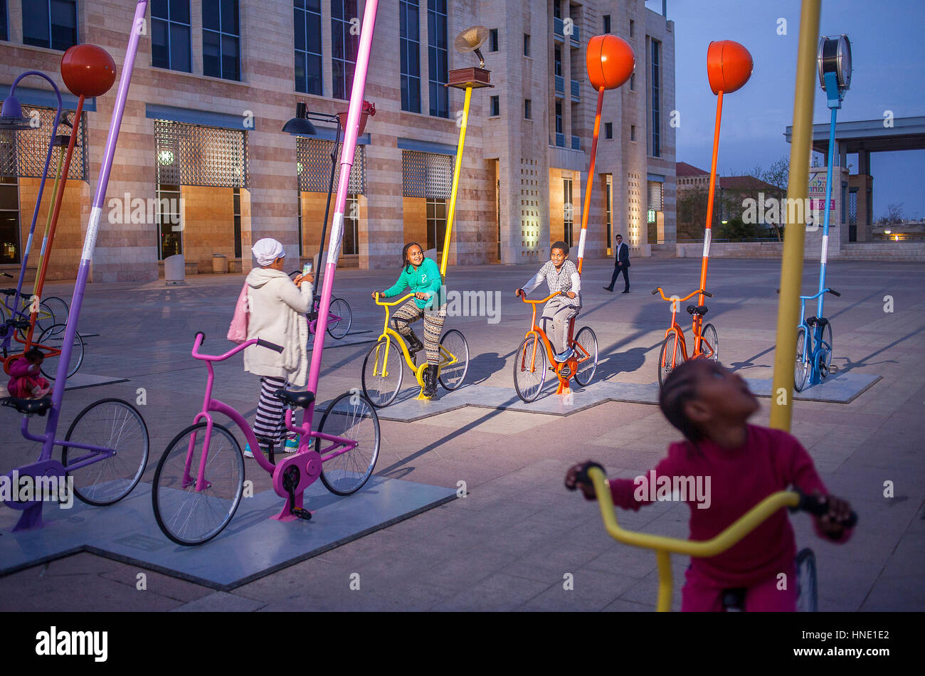 `Full gas in Neutral´, an urban art installation by Anat and LLan ...