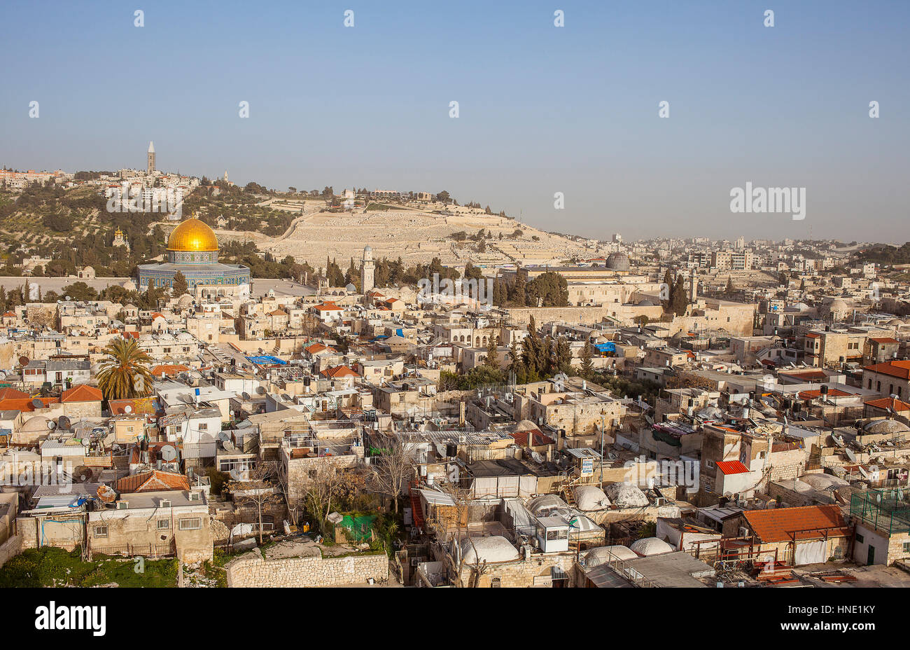 West jerusalem aerial view hi-res stock photography and images - Alamy
