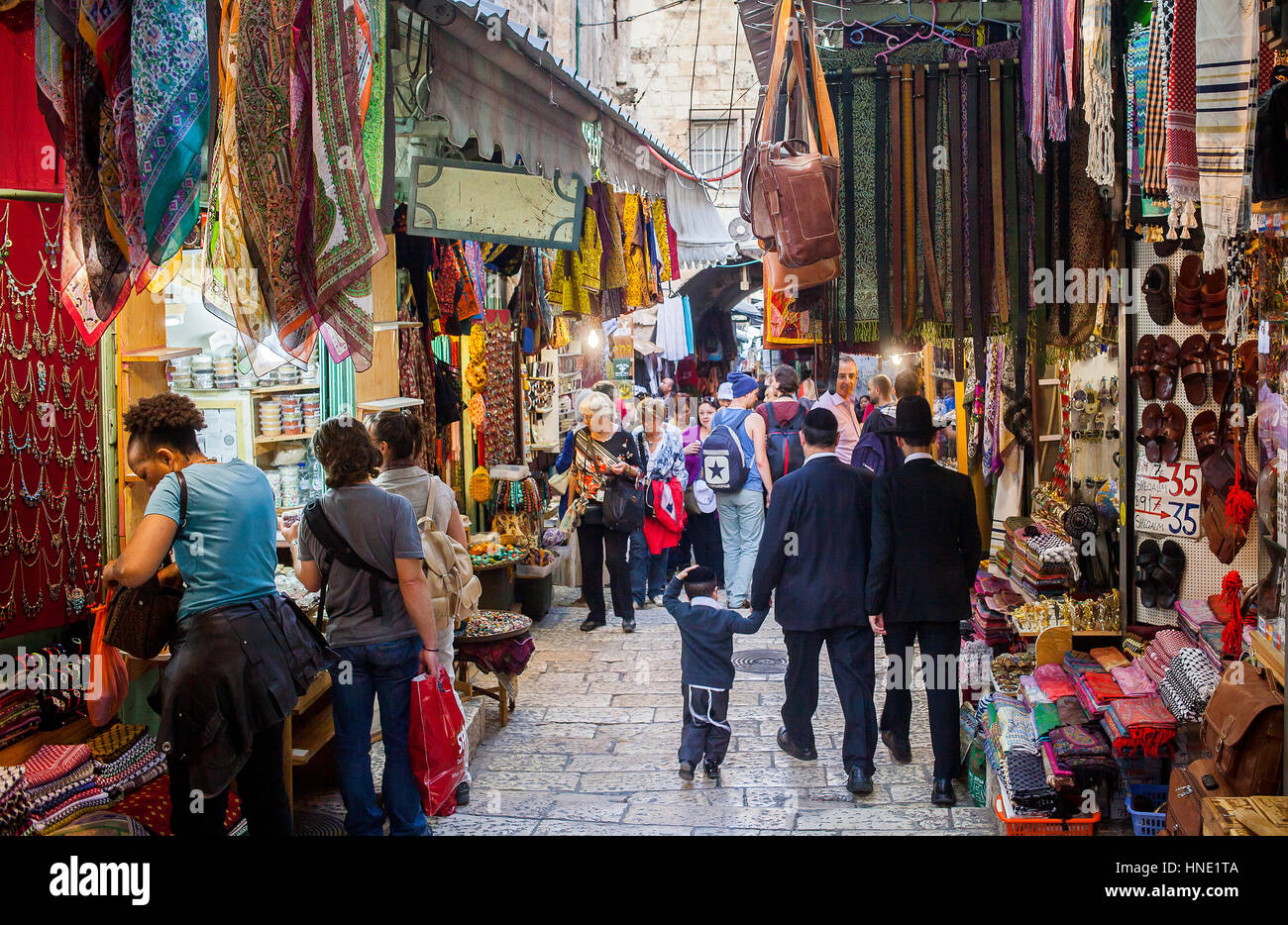 David street,Souk Arabic, Old City, Jerusalem, Israel Stock Photo - Alamy