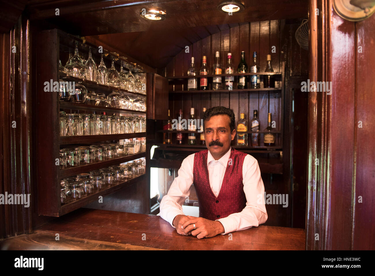 Bar, The Viceroy Special Tourist Train, Kandy Railway Station, Kande ...