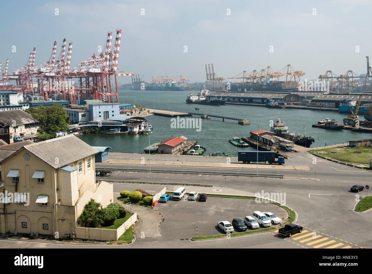 View over the harbour, Colombo Fort, Colombo, Sri Lanka Stock Photo - Alamy