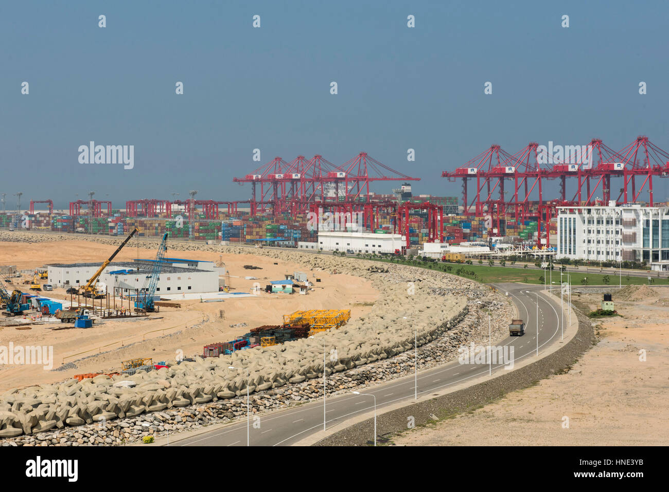 View over the harbour, Colombo Fort, Colombo, Sri Lanka Stock Photo - Alamy