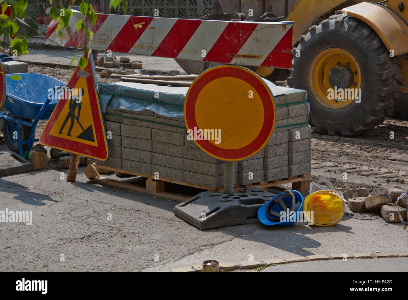 Road construction material hi-res stock photography and images - Alamy