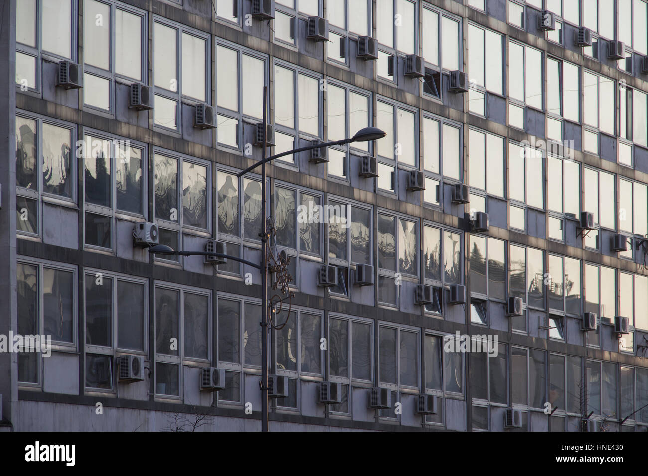Facade of building Stock Photo - Alamy