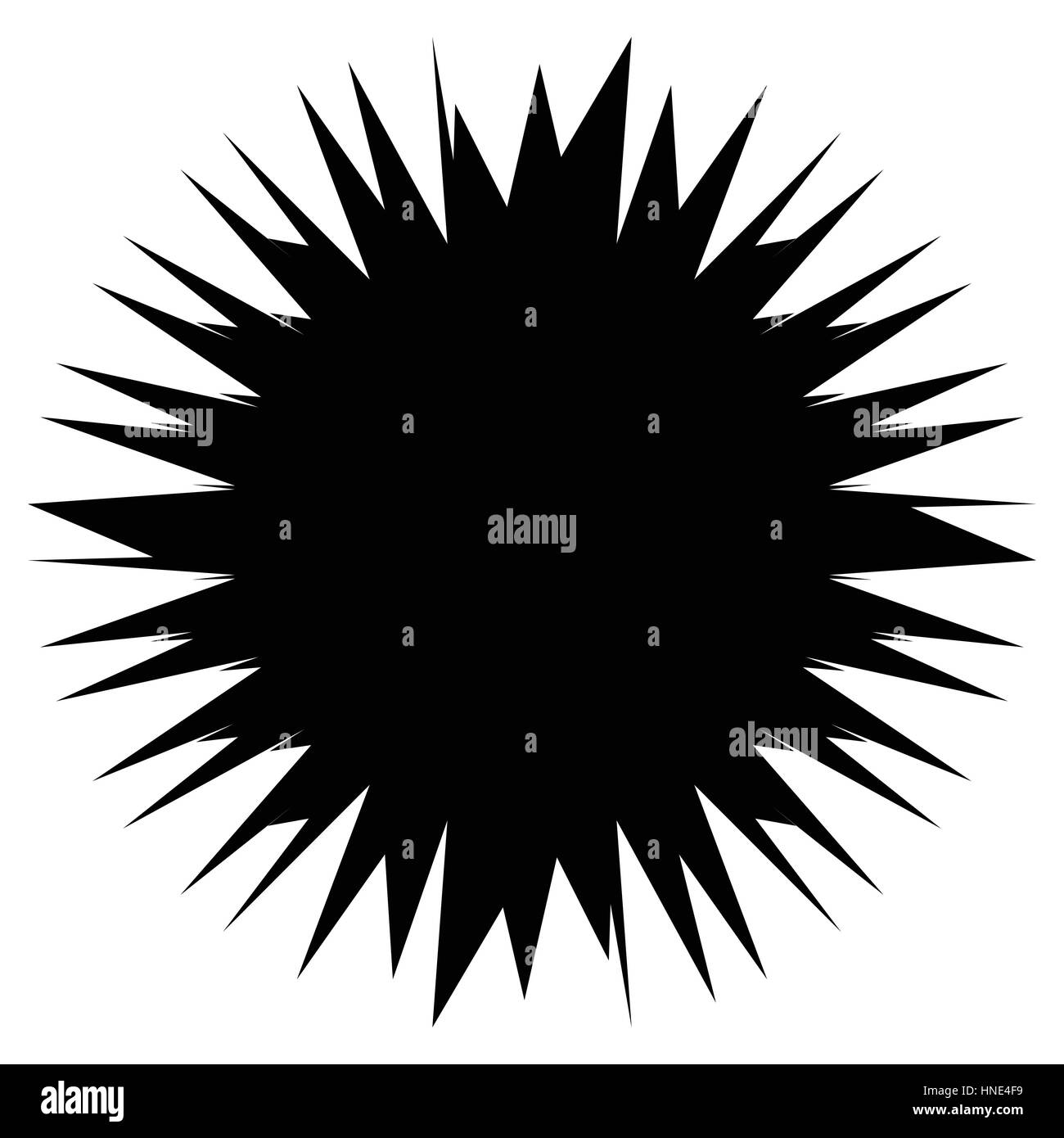 Radiating spikes Stock Vector Images - Alamy