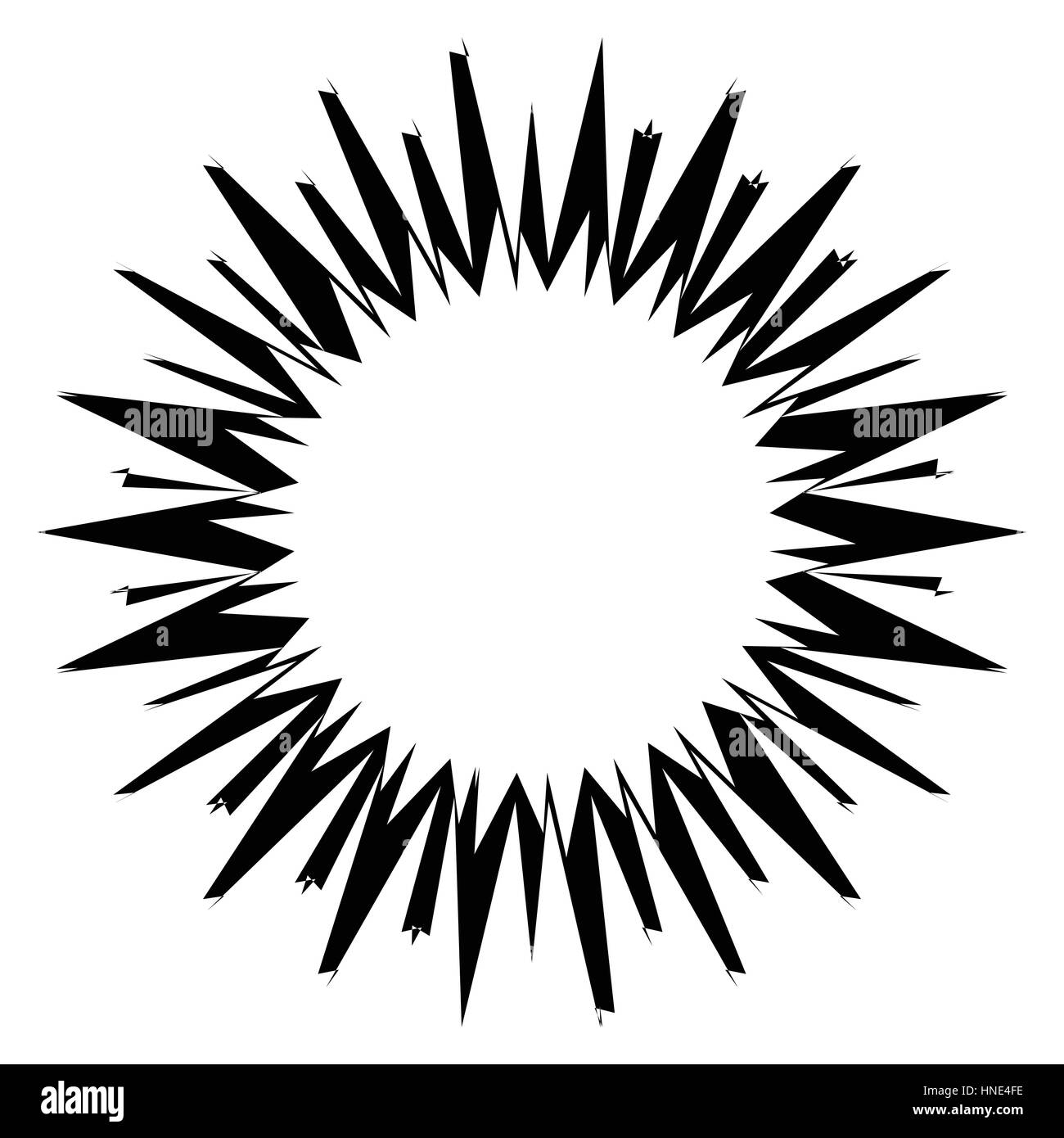 Radial spikes Stock Vector Images - Alamy