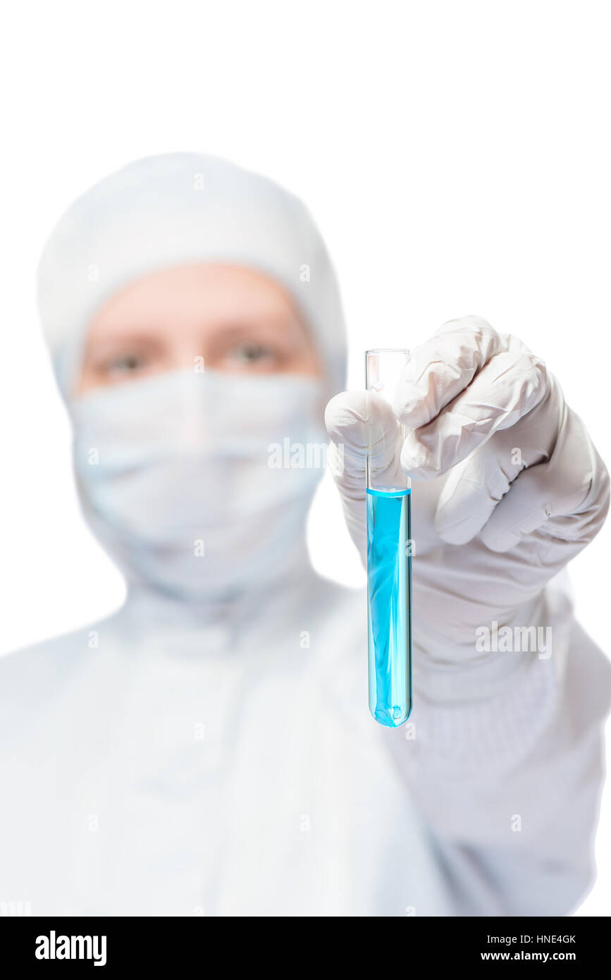 the result of experience in the tube! Doping test is positive Stock ...