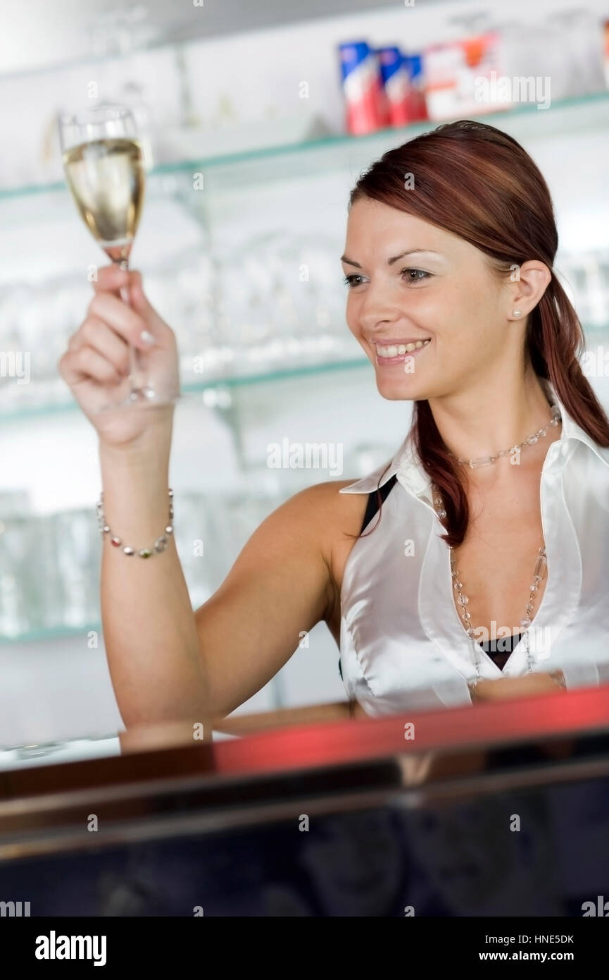 Pretty woman drinks champagne woman drink some sparkling wine hi-res ...