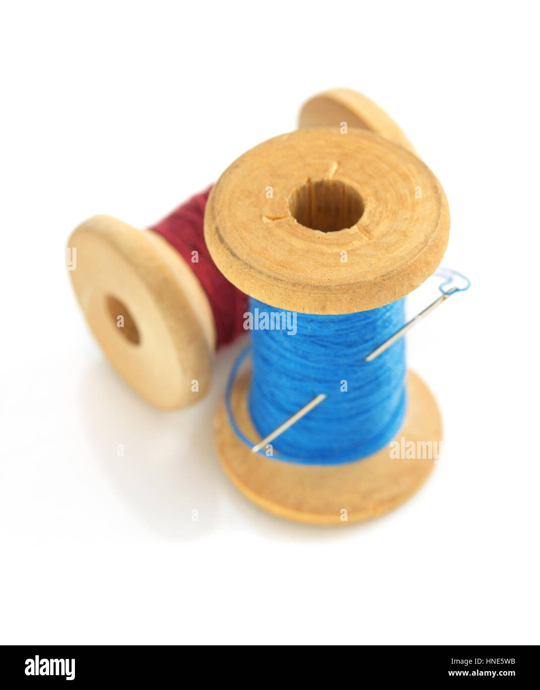 spool of thread isolated on white background Stock Photo - Alamy