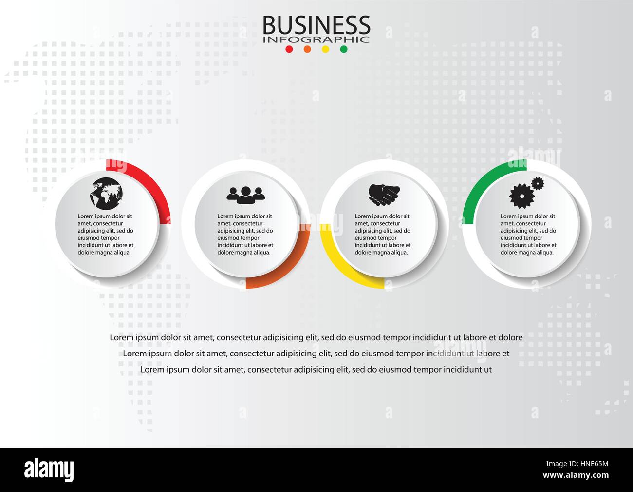 Abstract 3D digital illustration Infographic. Vector illustration can ...