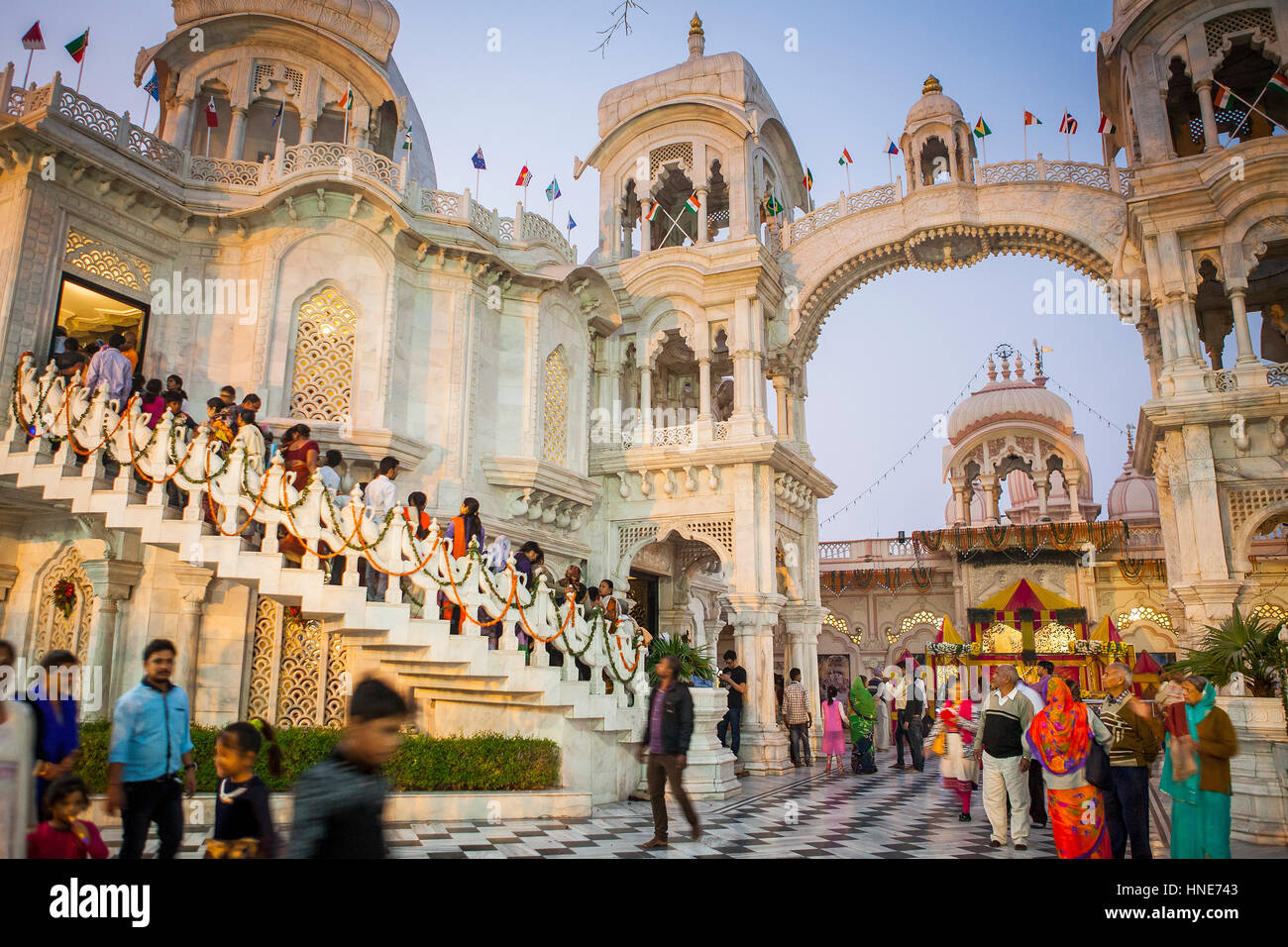 ISKCON temple, Sri Krishna Balaram Mandir,Vrindavan,Mathura, Uttar ...