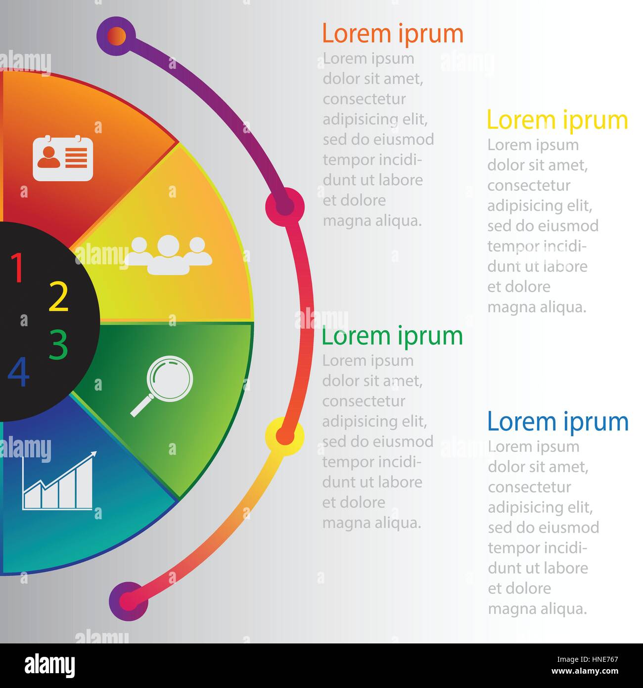 Abstract 3D digital illustration Infographic. Vector illustration can ...