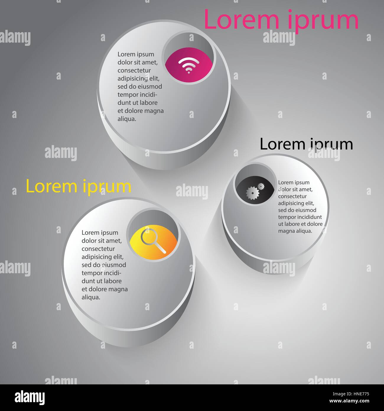 Abstract 3D digital illustration Infographic. Vector illustration can ...