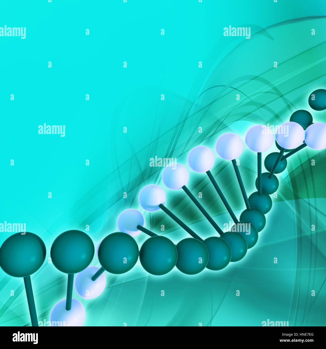 Illustration of a Dna Stock Photo - Alamy