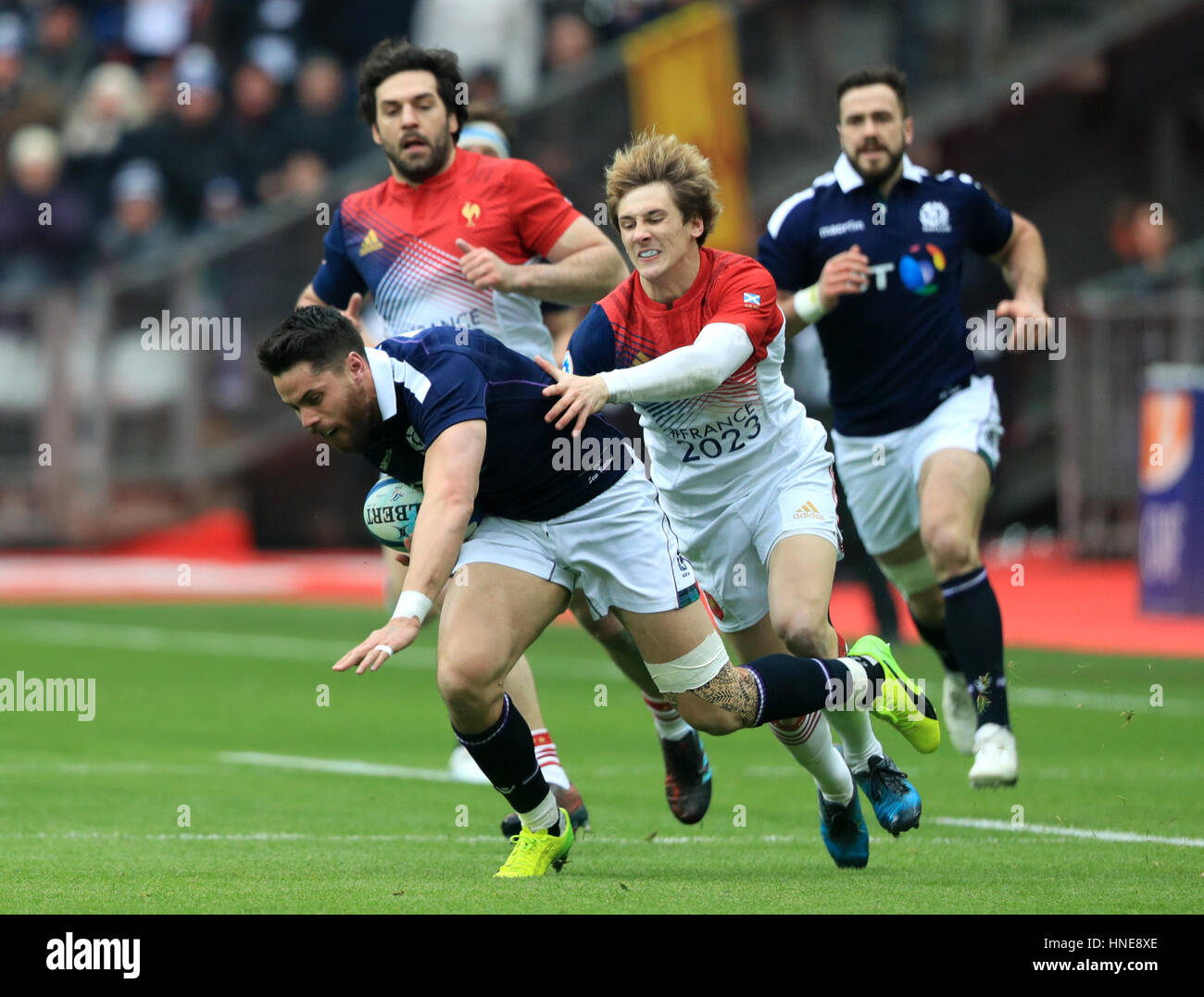 Scotland's Sean Maitland in action during the RBS 6 Nations match at ...