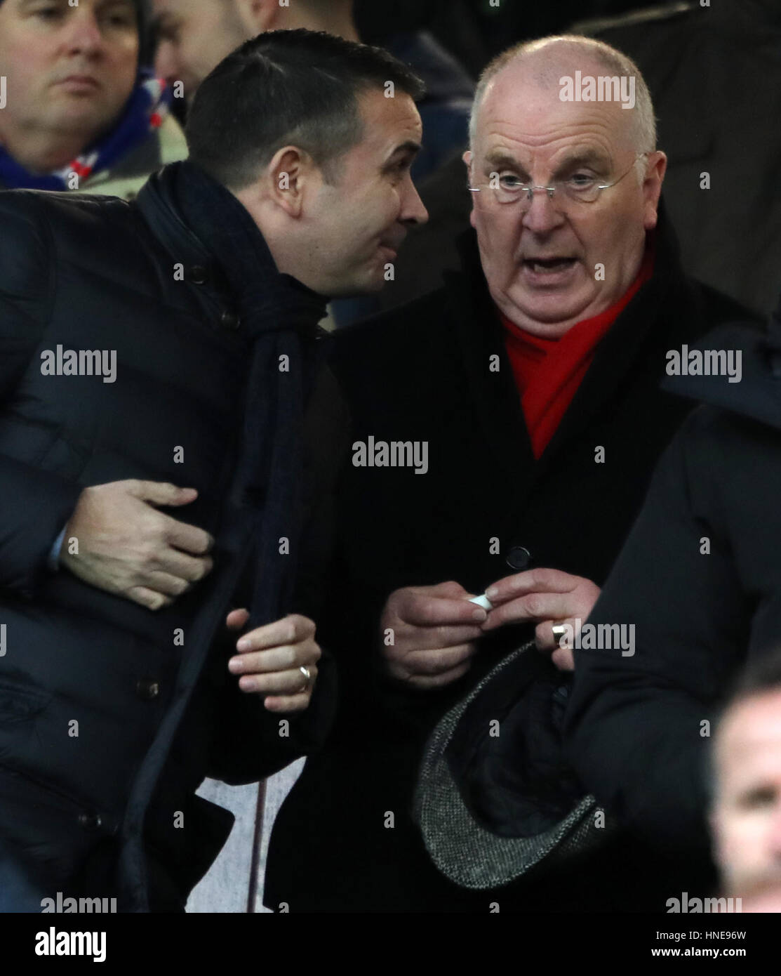 Rangers Directors Andrew Dickson (left) and John Gilligan during the ...
