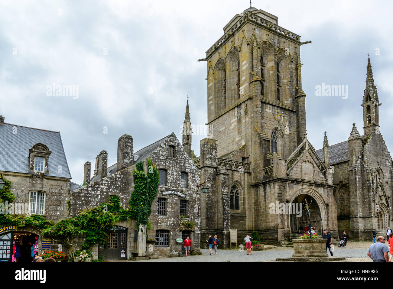 Saint Ronan Church,Locronan, sacred village in Finistere, Brittany ...