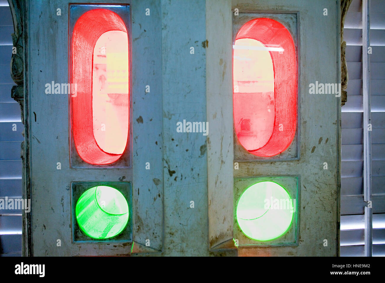 colour Glass Window,City Palace,Udaipur, Rajasthan, india Stock Photo ...