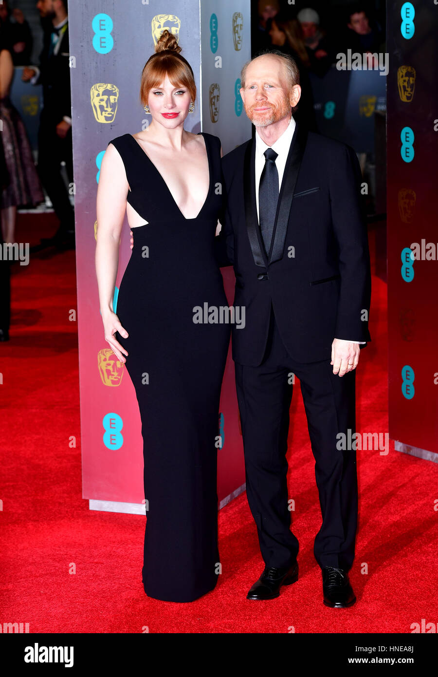 Bryce Dallas Howard and Ron Howard attending the EE British Academy ...