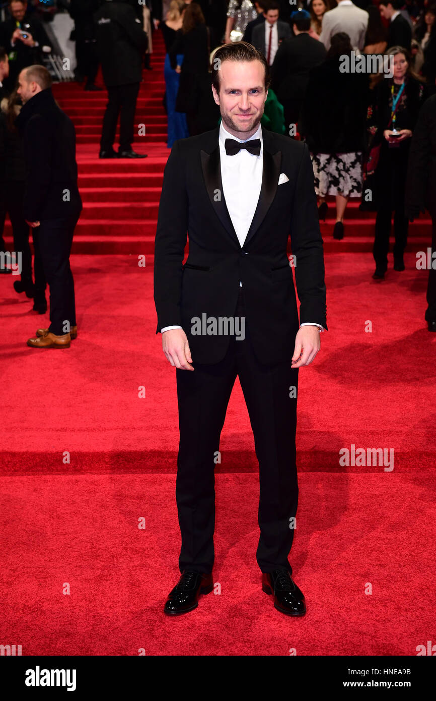 Rafe Spall attending the EE British Academy Film Awards held at the ...
