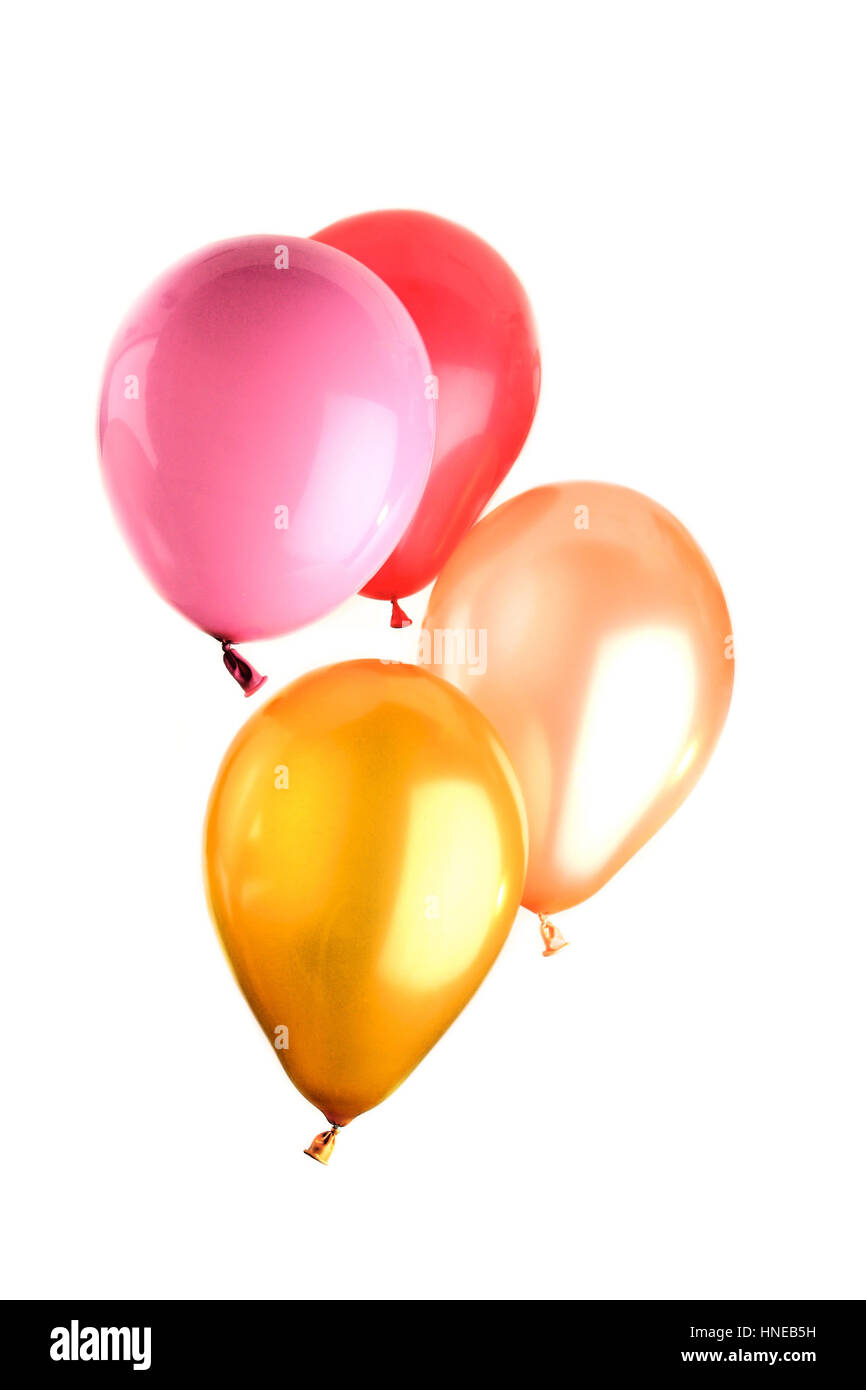 Balloon on white background Stock Photo - Alamy