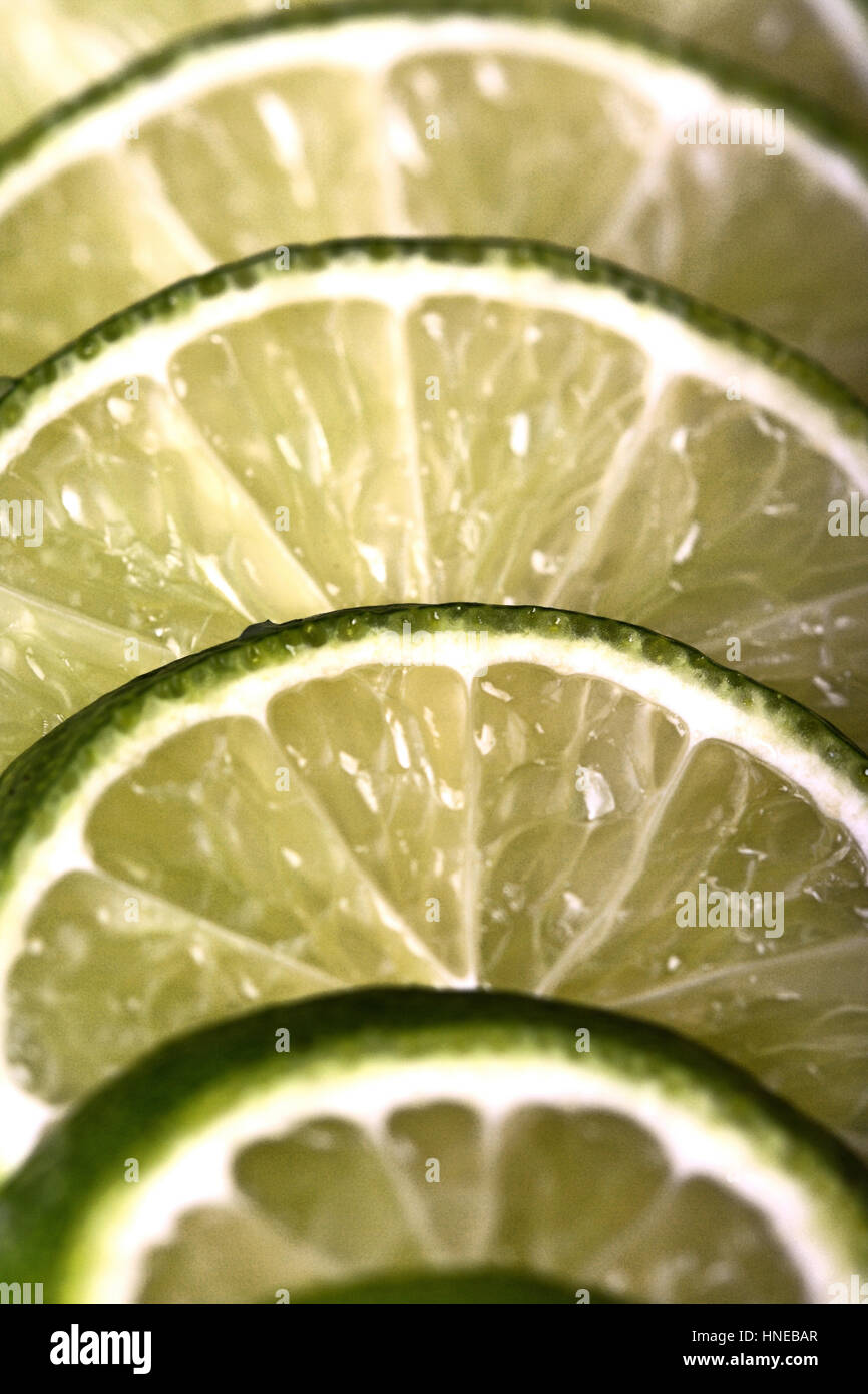 Whole lime fruit slices hi-res stock photography and images - Alamy