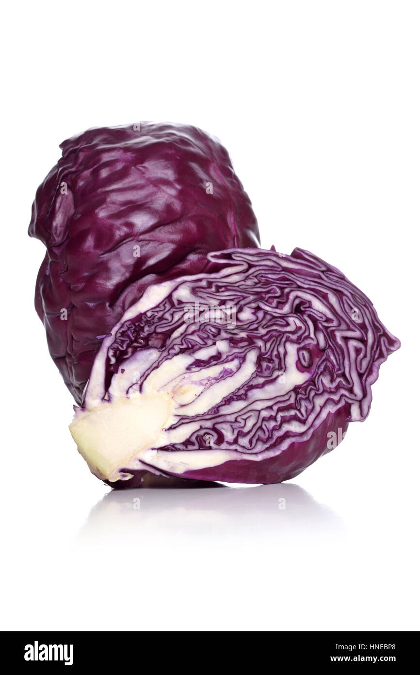 Studio shot of red cabbage Stock Photo - Alamy