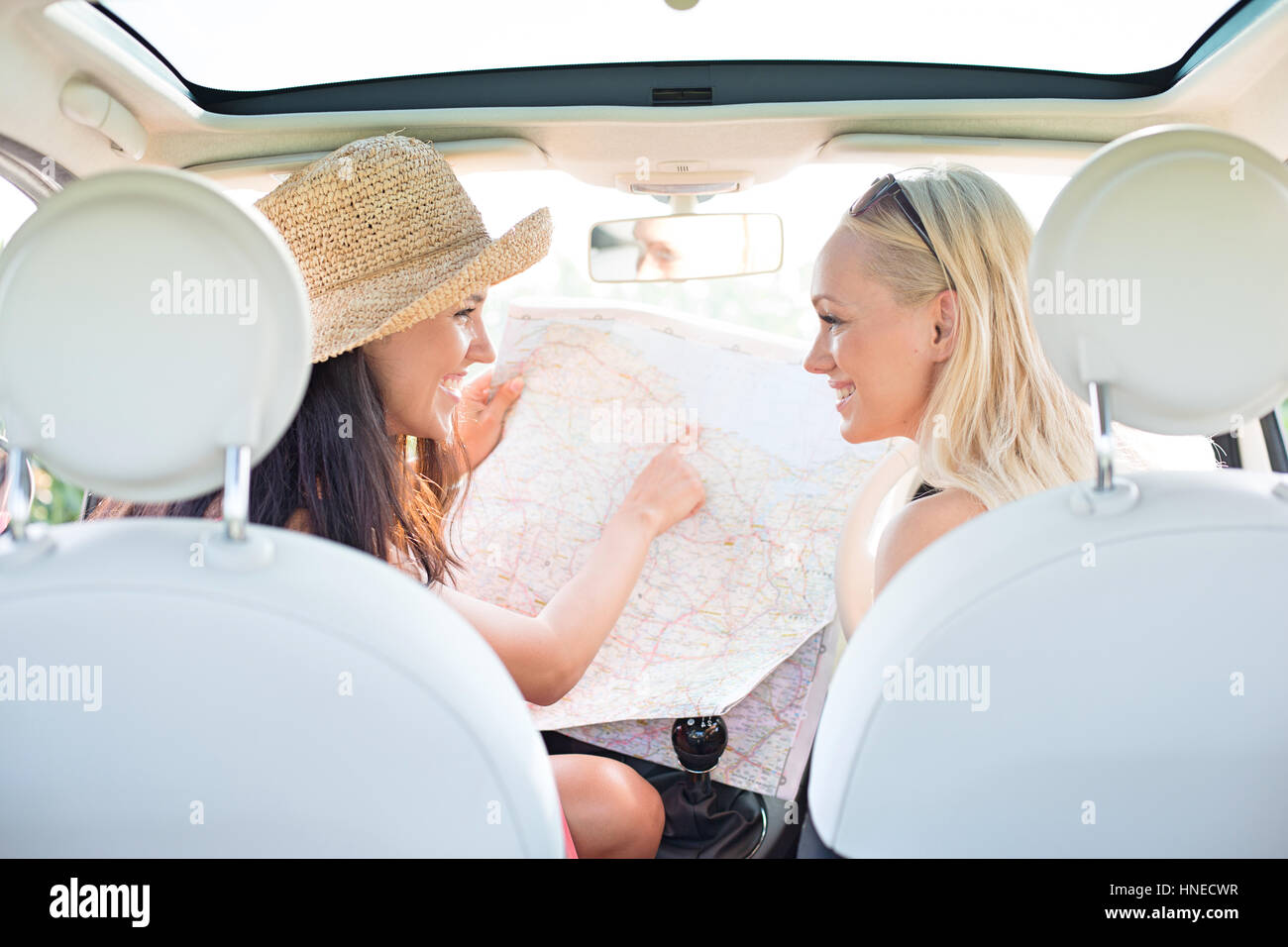 Map of car hi-res stock photography and images - Alamy