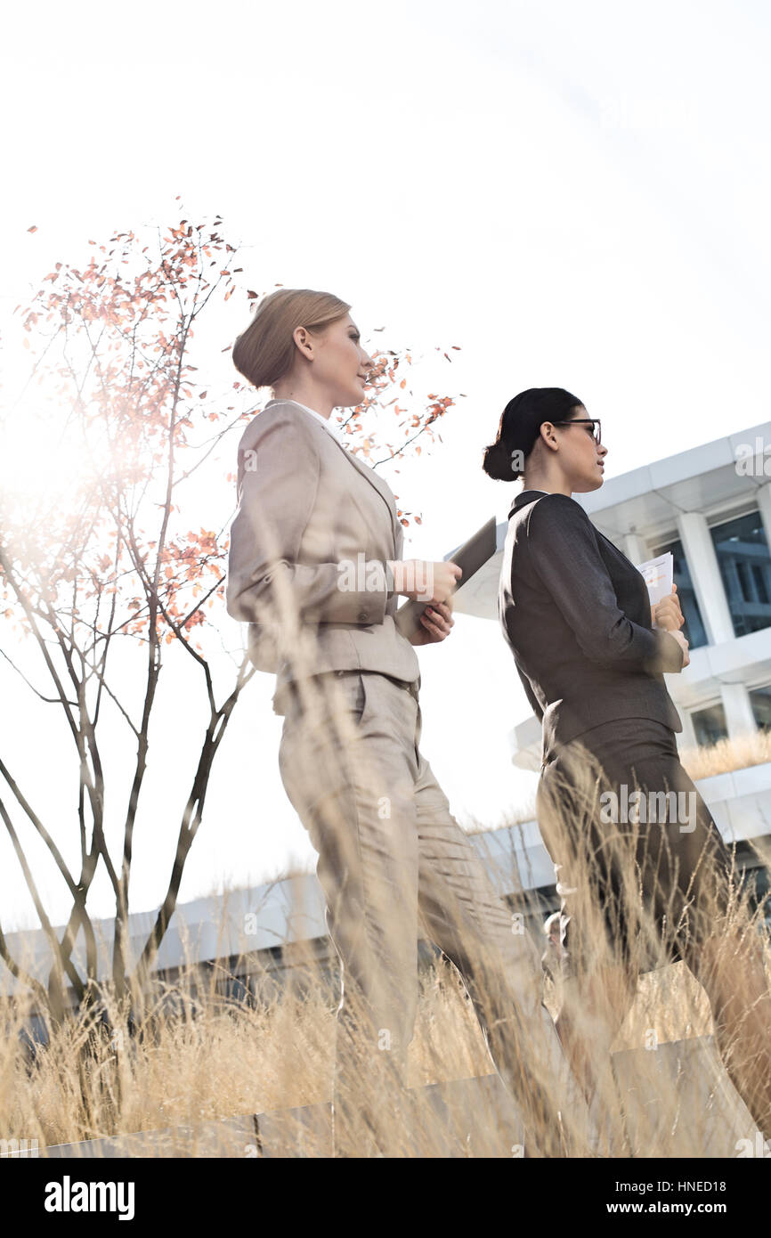 Woman side profile confident walking hi-res stock photography and ...