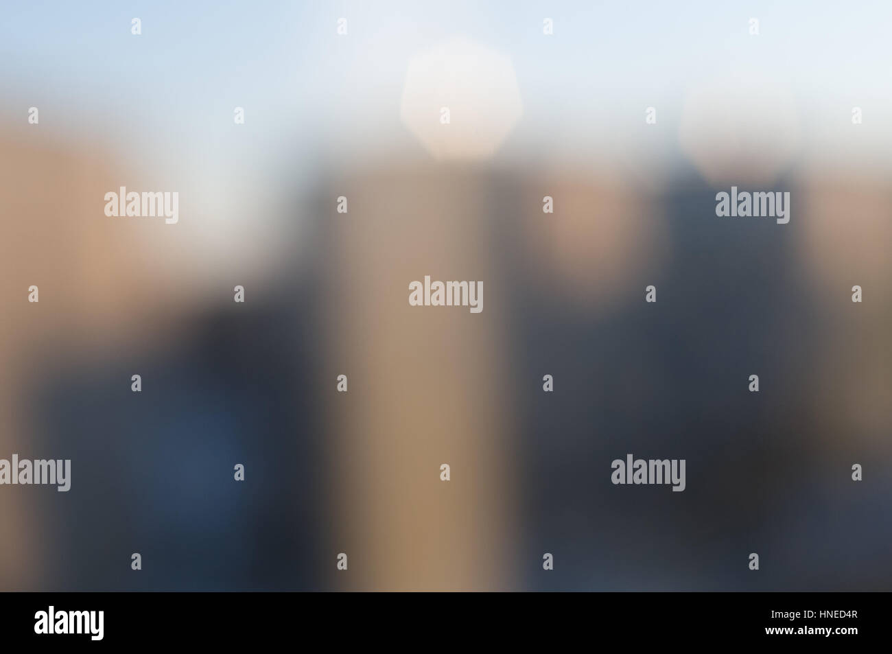 Through window view background to city in morning Stock Photo - Alamy