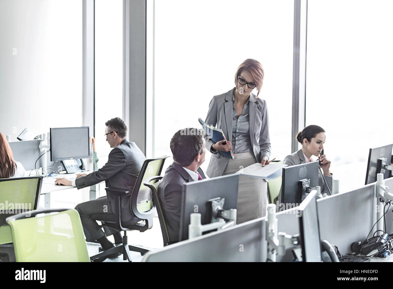 Open plan office hi-res stock photography and images - Alamy