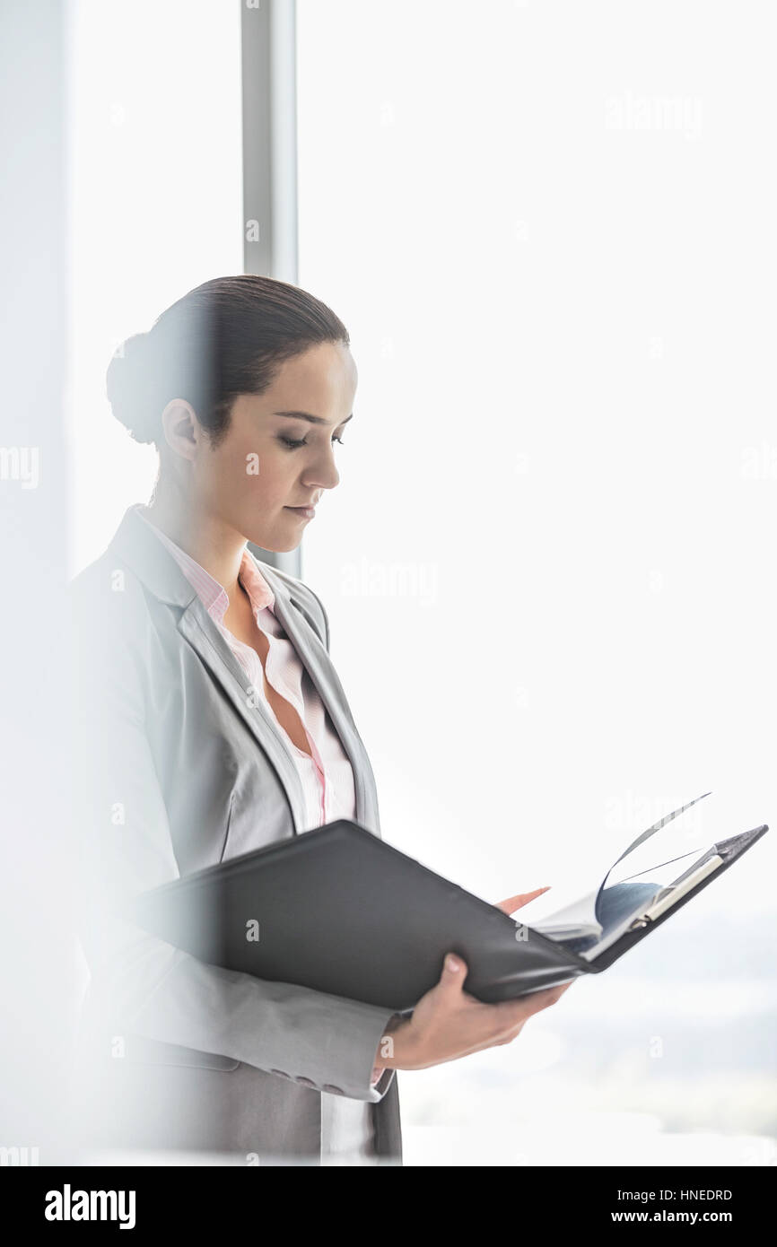 Person office reading folder hi-res stock photography and images - Alamy