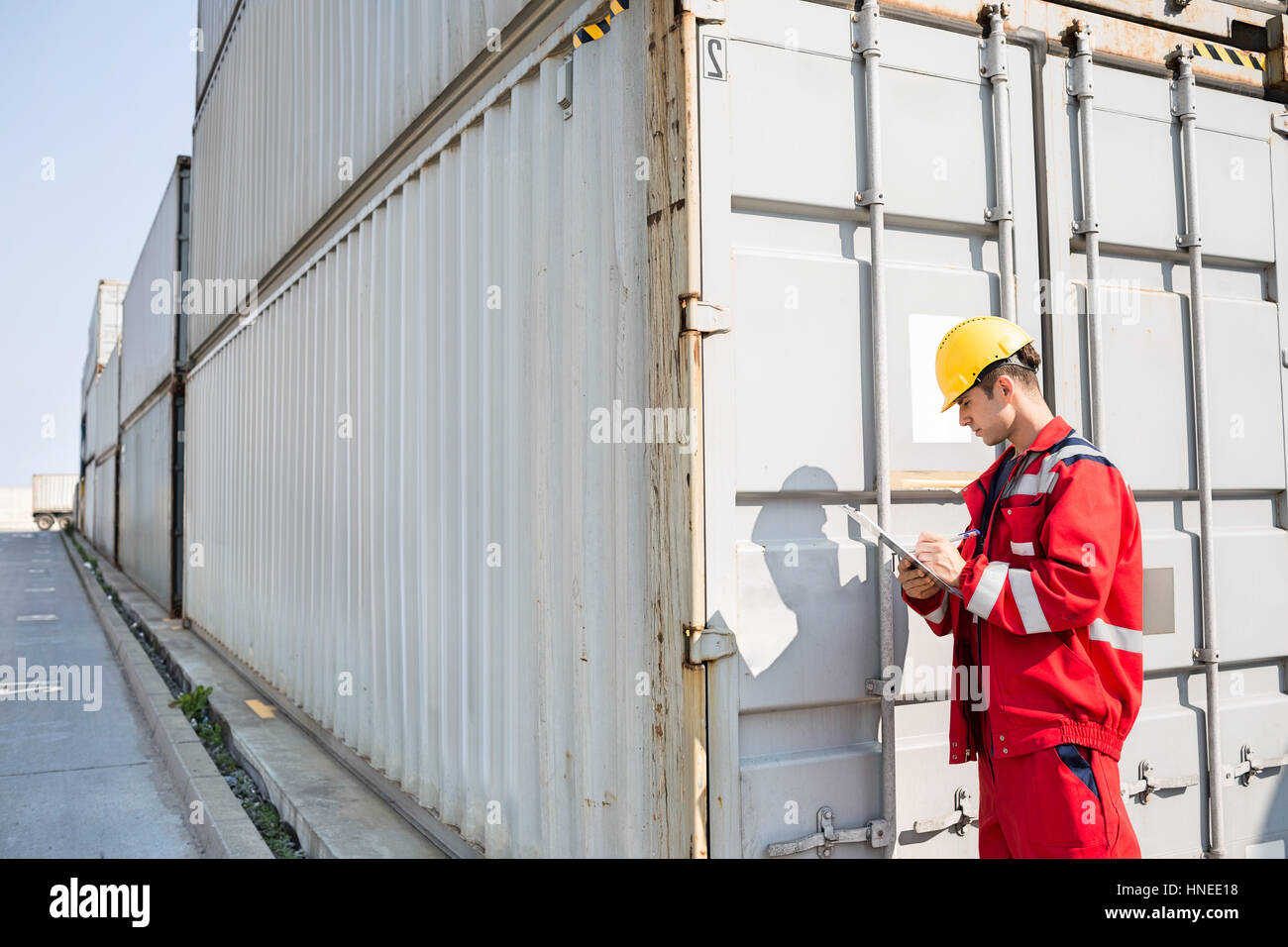 Cargo container inspection hi-res stock photography and images - Alamy