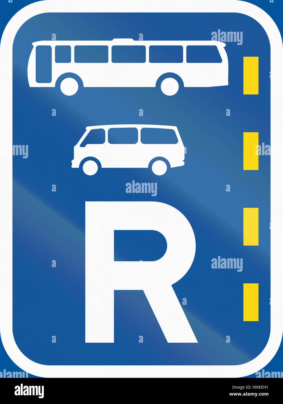 Road sign used in the African country of Botswana - Reserved lane for ...