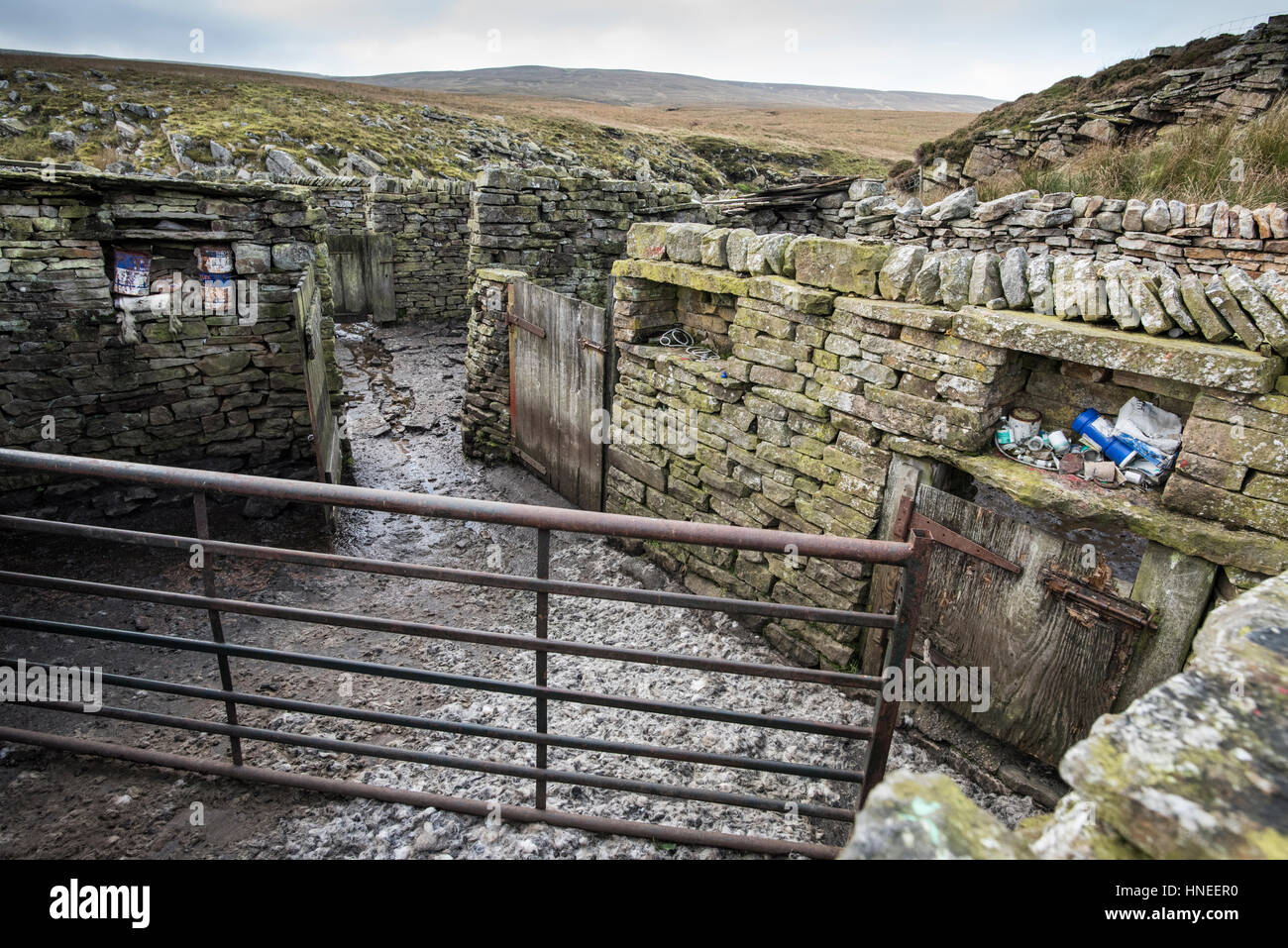Drystone sheepfold hi-res stock photography and images - Alamy