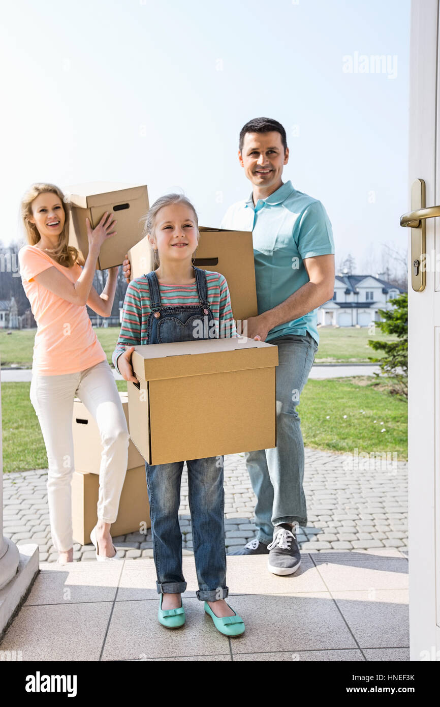 Man daughter entering house hi-res stock photography and images - Alamy
